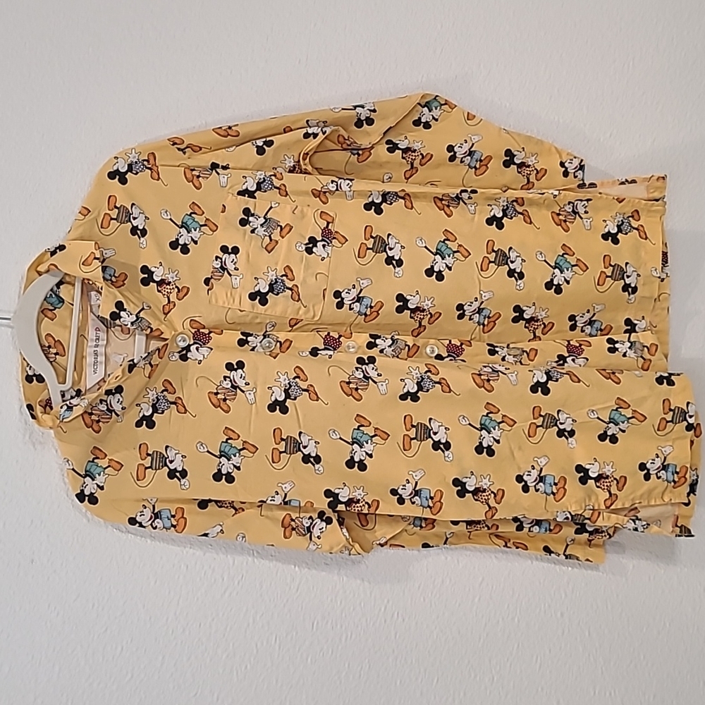 Rare Mickey Mouse Button Down Shirt With Victoria Sec… - Gem